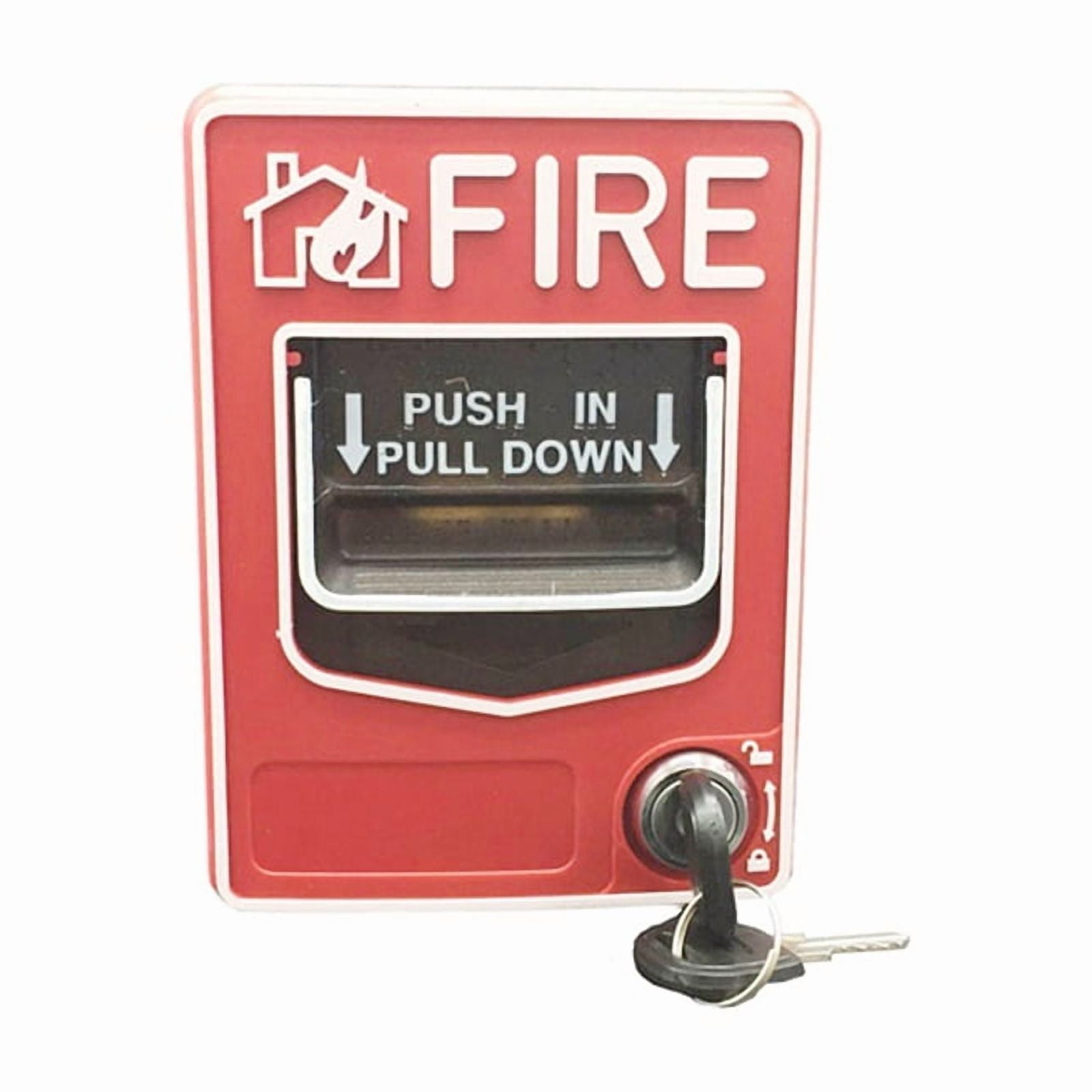 SB116 Fire Manual Alarm Button DC24V Conventional Manual Call Point ...