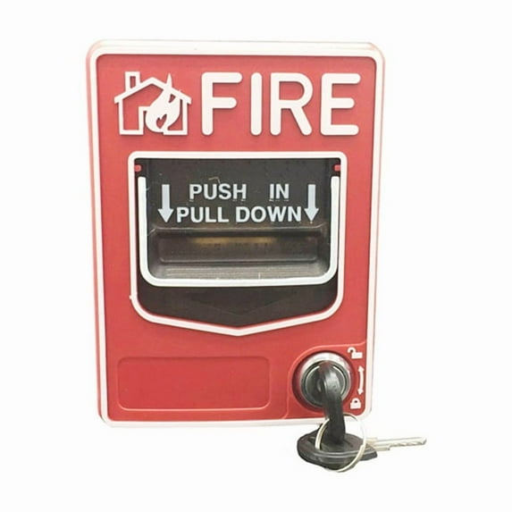 SB116 Fire Manual Alarm Button DC24V Conventional Manual Call Point ...
