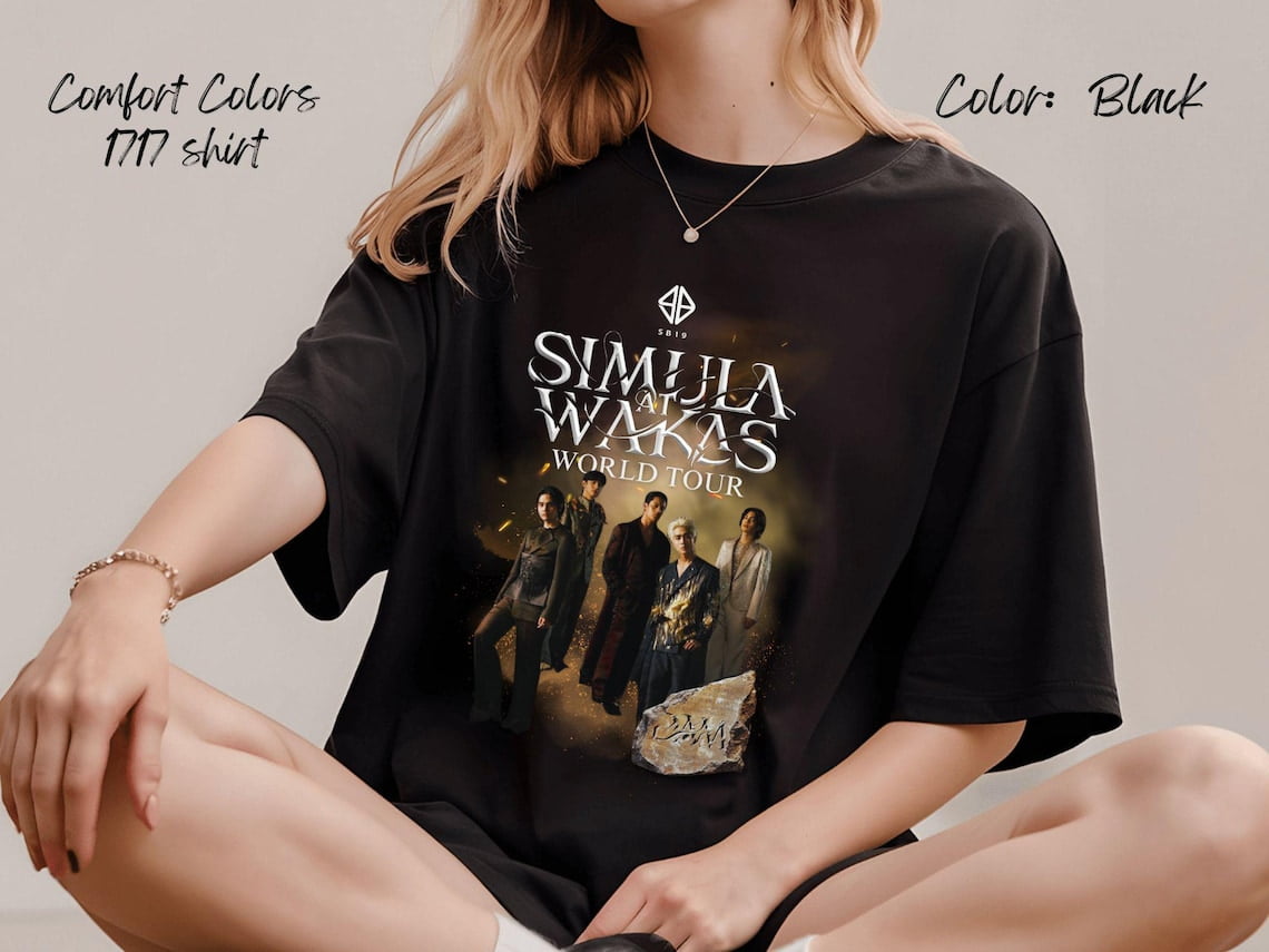 SB19 Simula at Wakas World Tour T-Shirt, ATin Fan Merch, P-Pop Concert ...