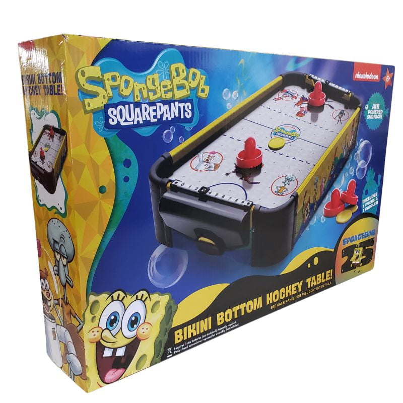 SB8521-01 - AIR HOCKEY SPONGEBOB BIKINI BOTTOM TABLE AIR POWERED ...