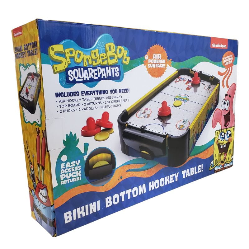 SB8521-01 - AIR HOCKEY SPONGEBOB BIKINI BOTTOM TABLE AIR POWERED ...