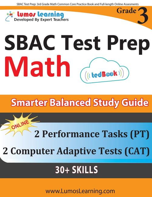 SBAC Test Prep: 3rd Grade Math Common Core Practice Book and Full ...