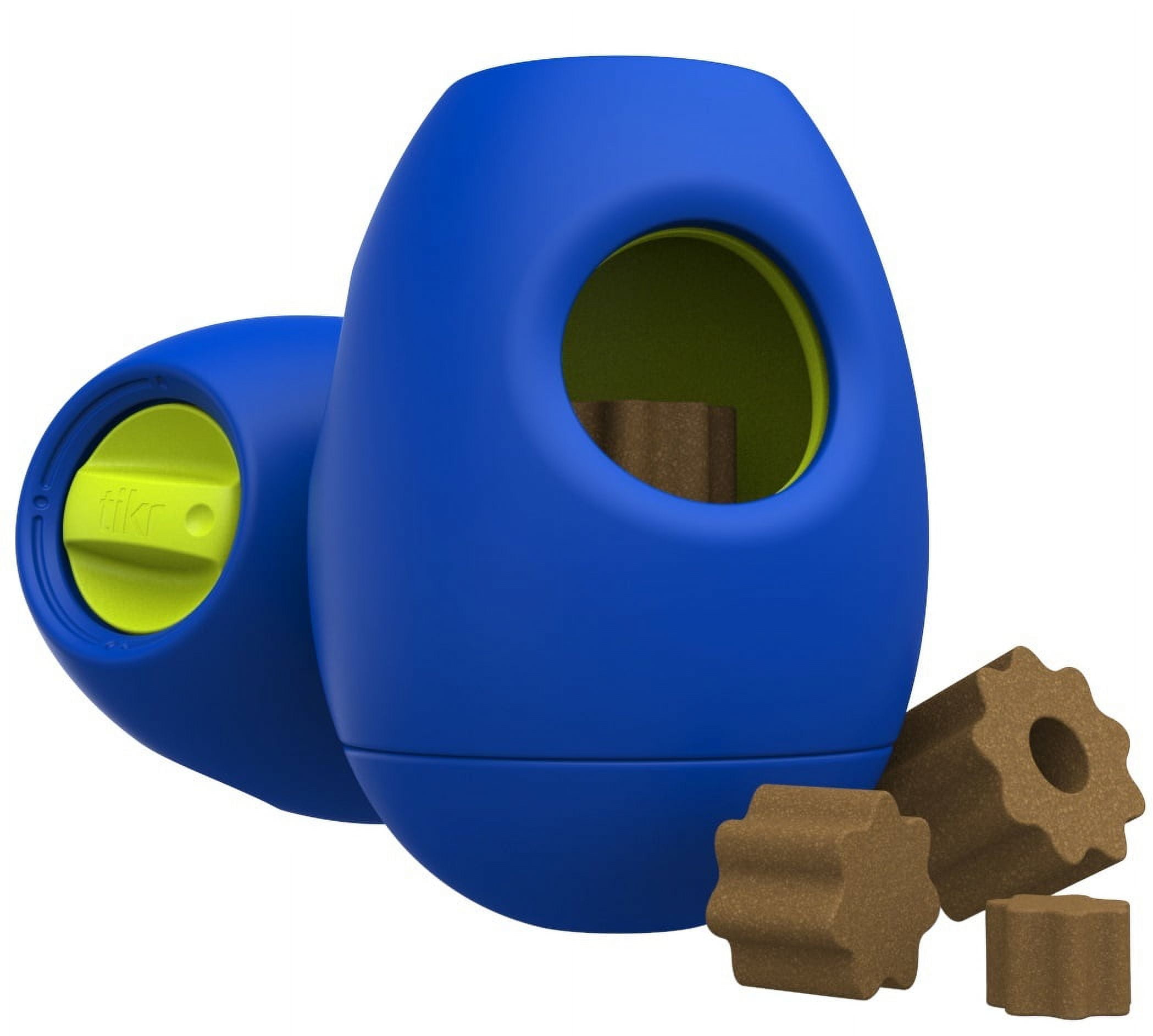 SBARK Tikr Interactive Treat Toy for Dogs with Treats, Blue, Large ...