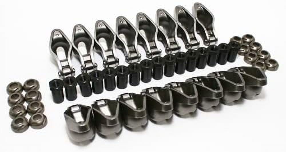 SBC 350 Vortec Chevy Roller Tip Rockers 1.5 Ratio 3/8 w/Polylocks Self ...