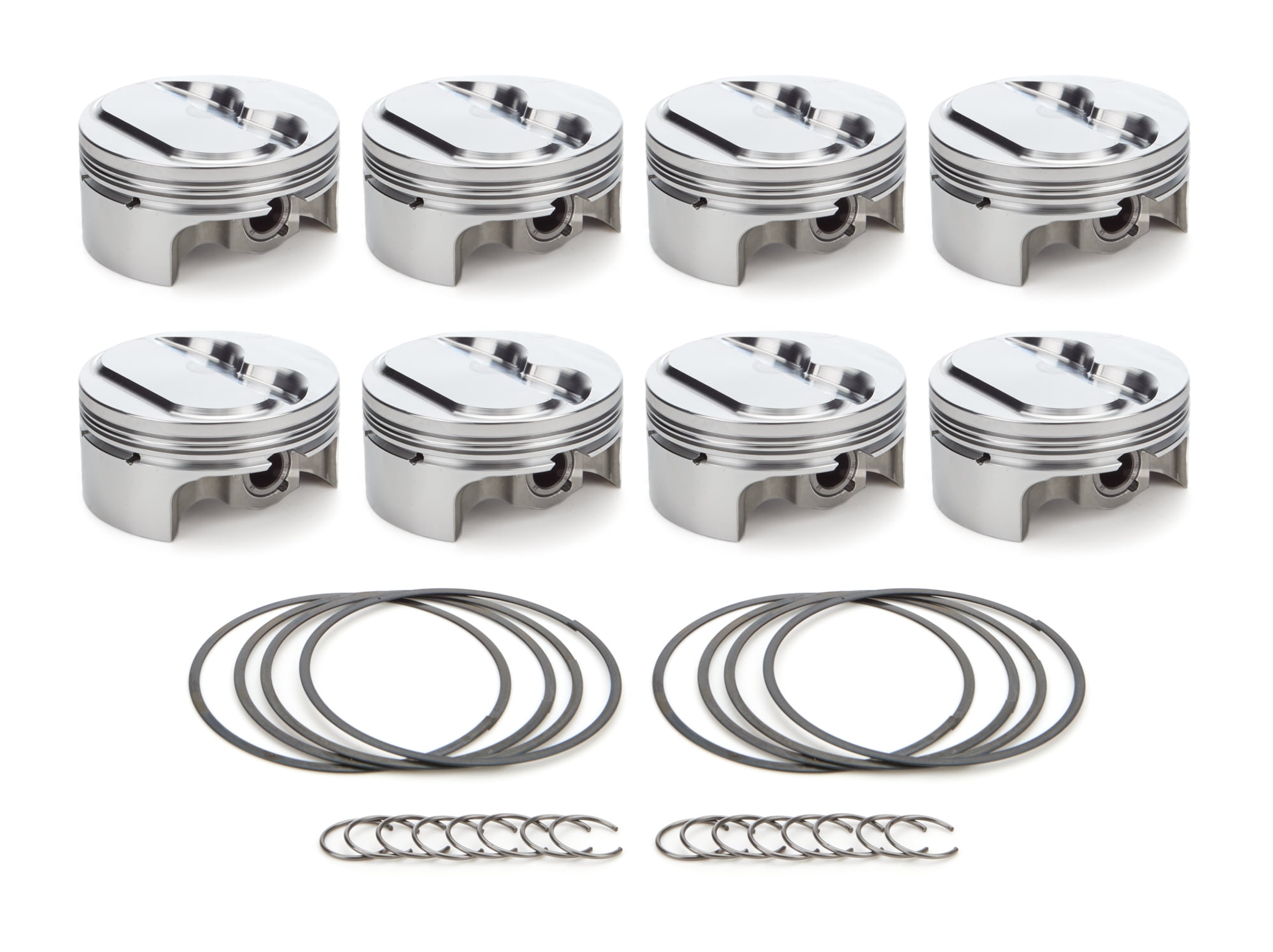 SBC Dome Piston Set 4.155 Bore +3.8cc - Walmart.com