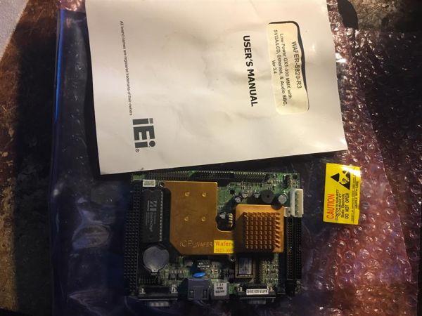 SBC GX1-300 10/100MBPS,LCD/CRT, V/A/ CPU 300MHZ, GEODE,MANUAL ...