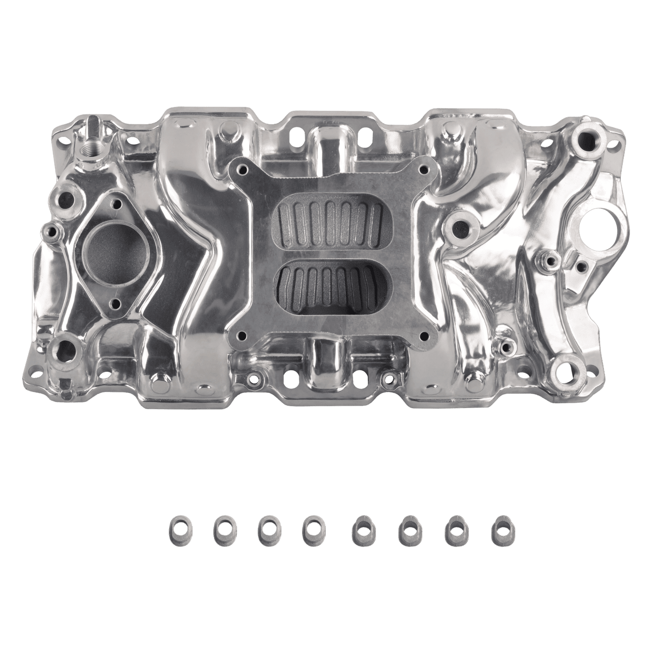 SBC Small Block Chevy 350 1955-1995 Aluminum Intake Manifold Polished ...