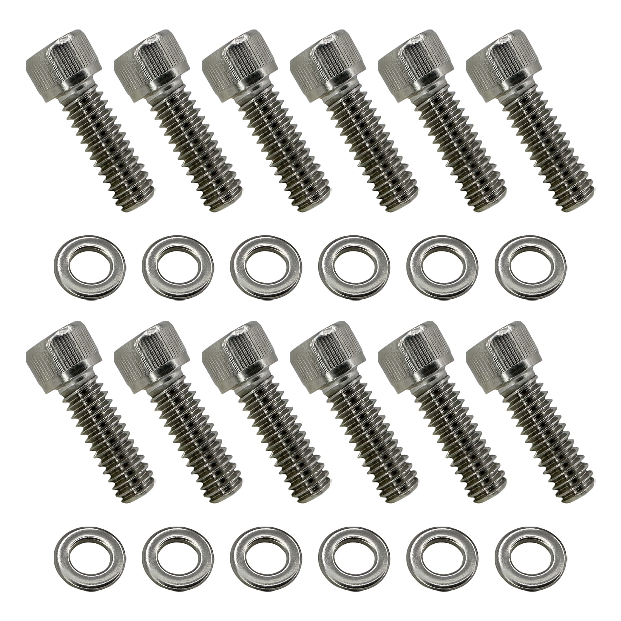 SBF Stainless Steel Valve Cover Bolt Kit for Ford Small Block - 260 ...