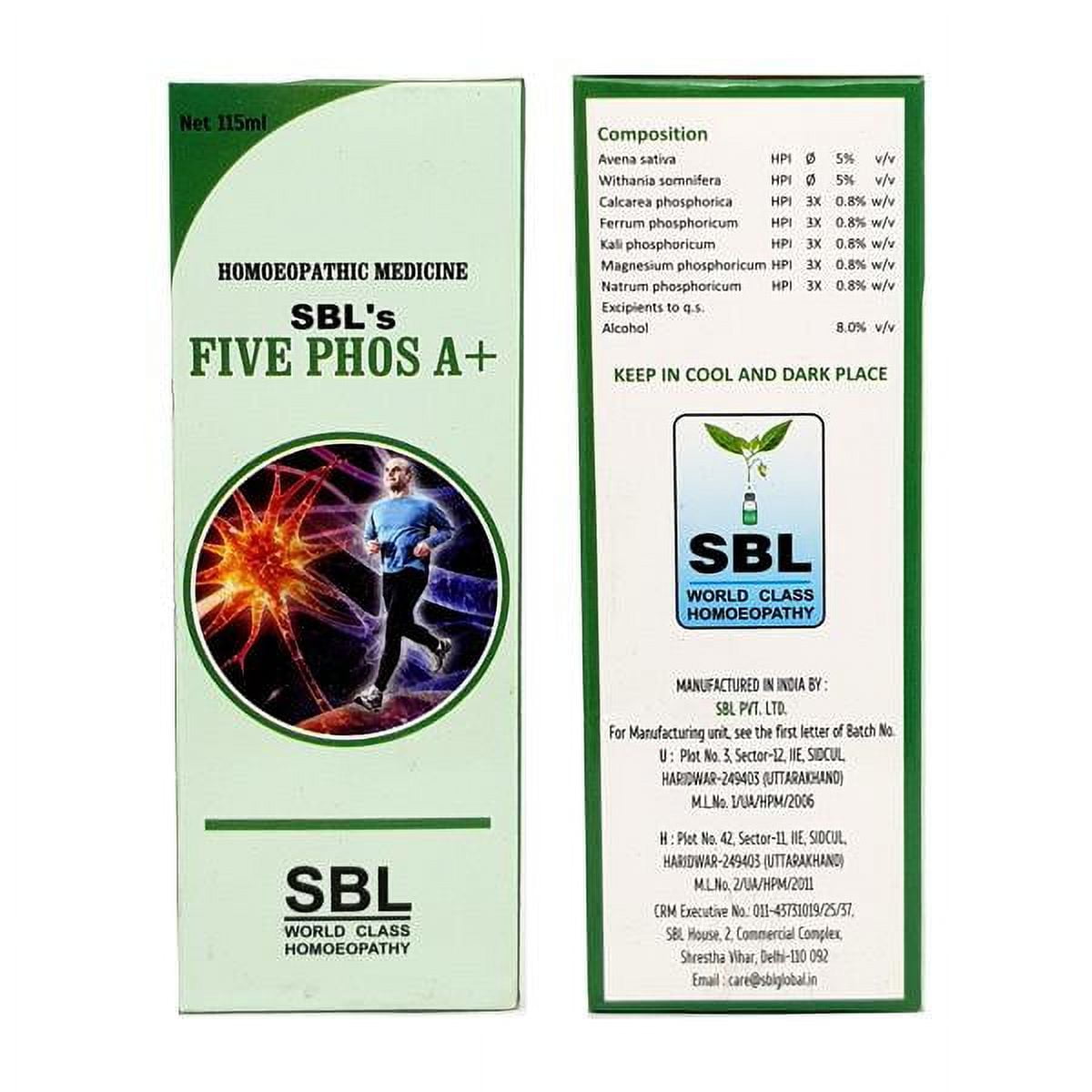 SBLs Five Phos A+ Nerve Tonic-500ml - Walmart.com