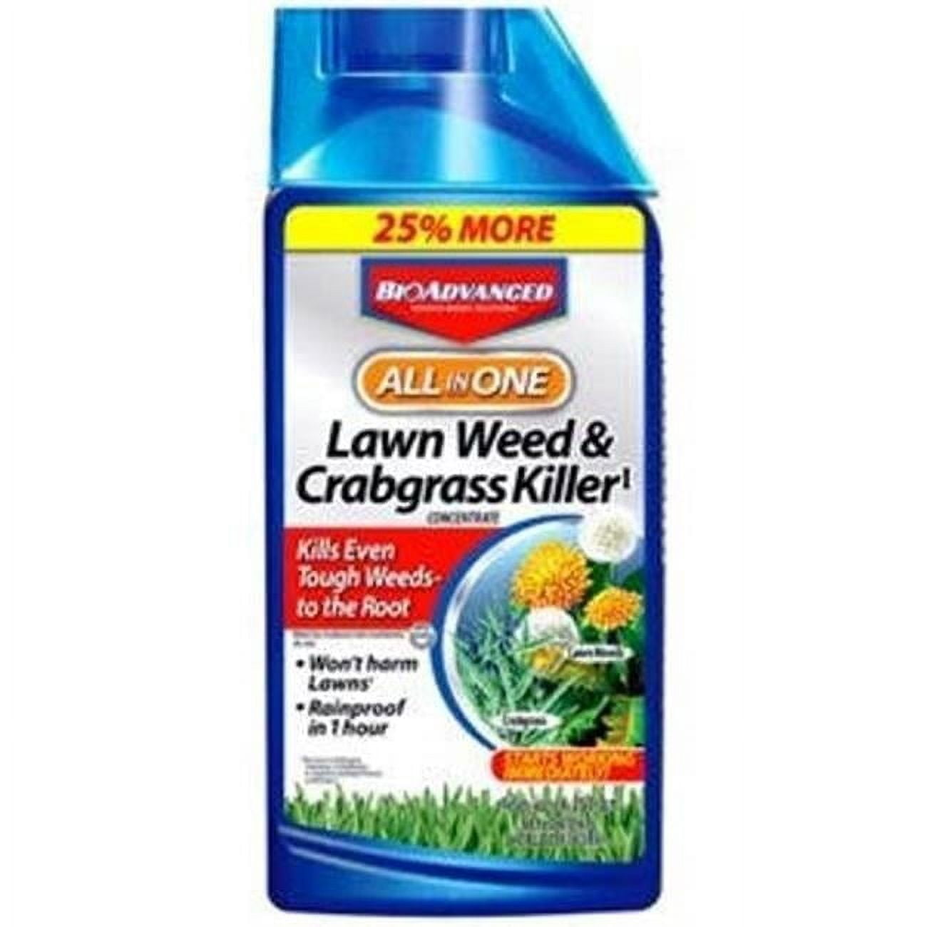 SBM Life Science 107151 32 oz All in 1 Lawn Weed & Crabgrass Killer ...