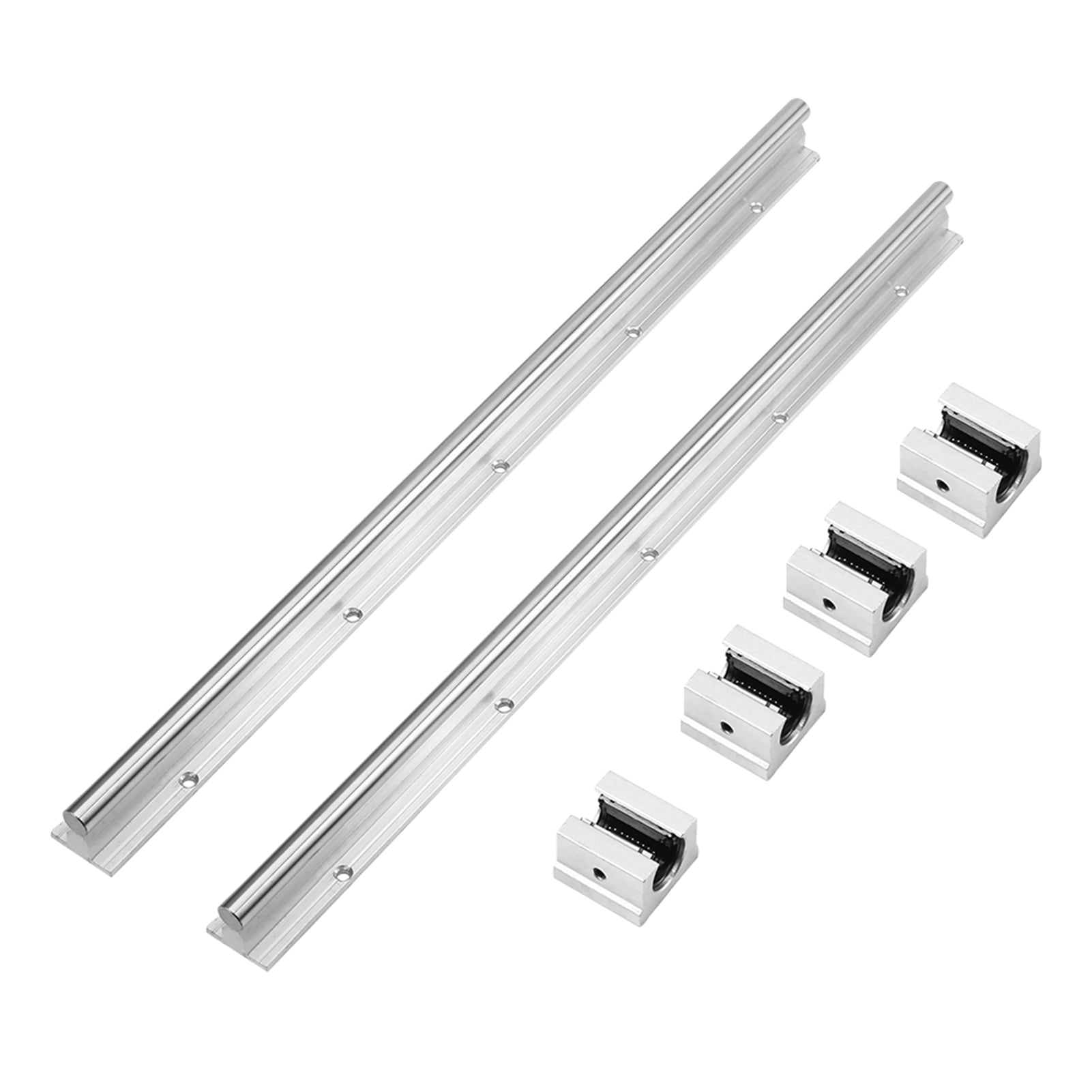 SBR12-500mm 12MM Linear Rail Guide, Precision Slide Shaft With 4 ...