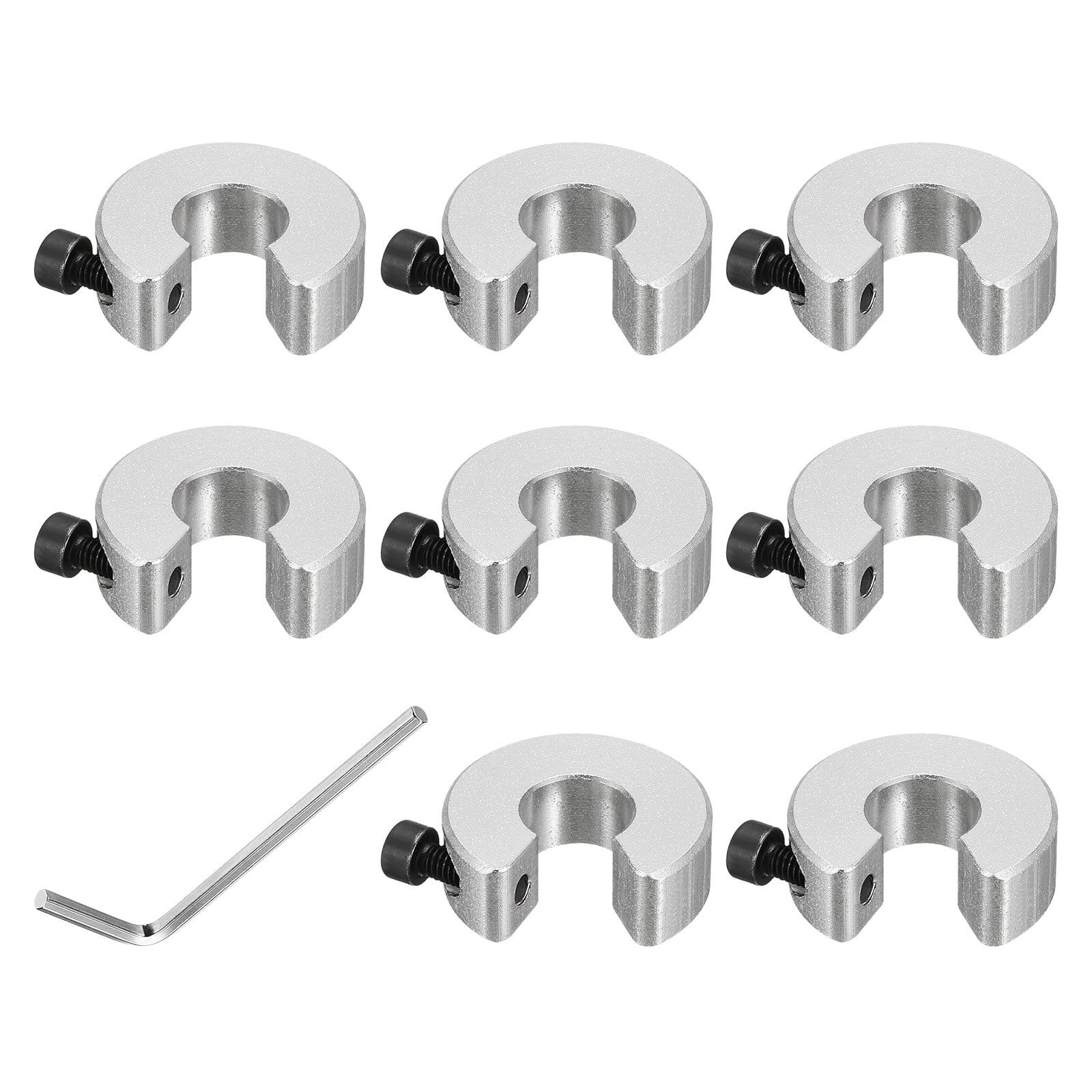 SBR12 Linear Rail Shaft Stop Collars with a Nickel Flat Head Wrench ...