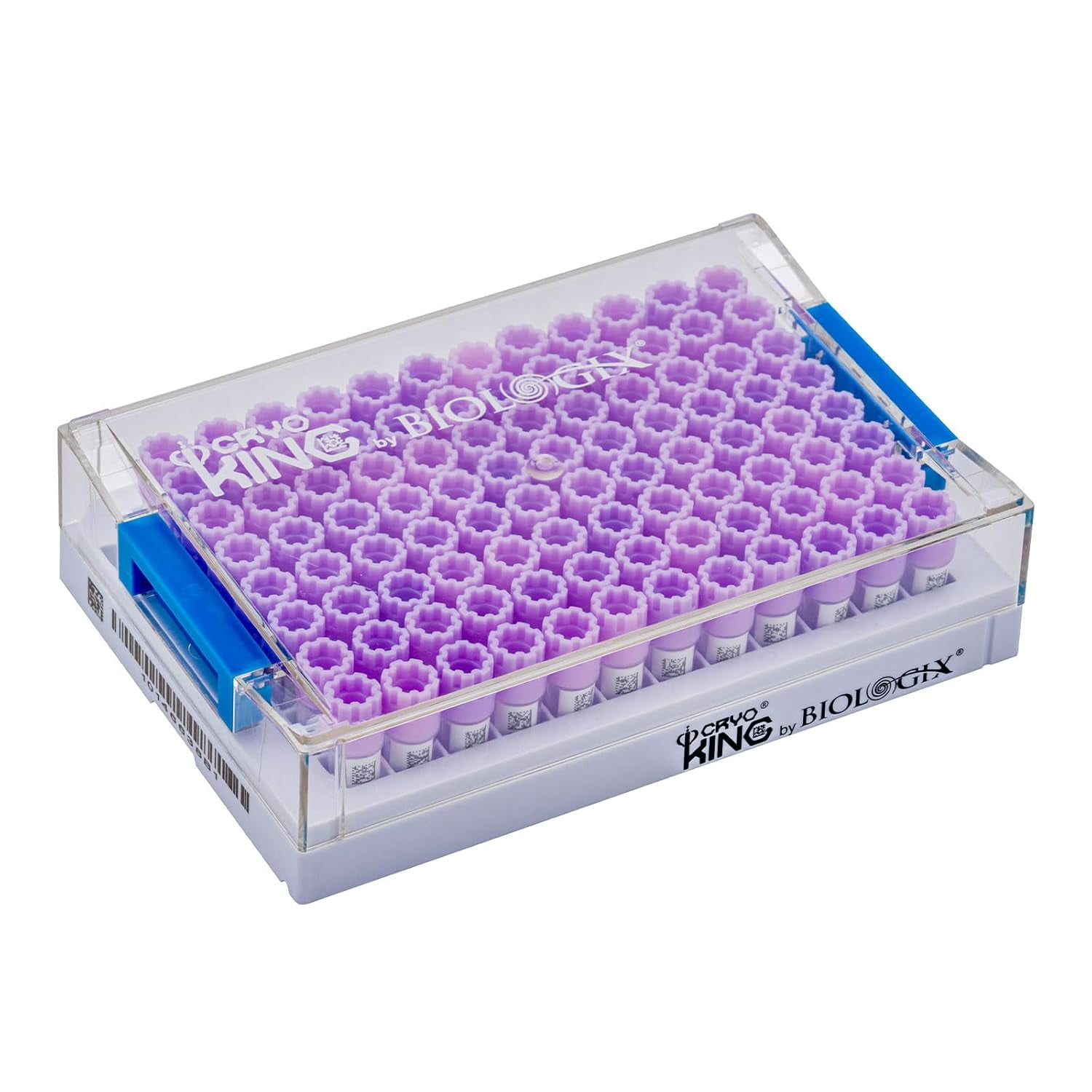 SBS Combo 0.75 ml Cryovials with Racks, 2D Code 96-Well External Thread ...