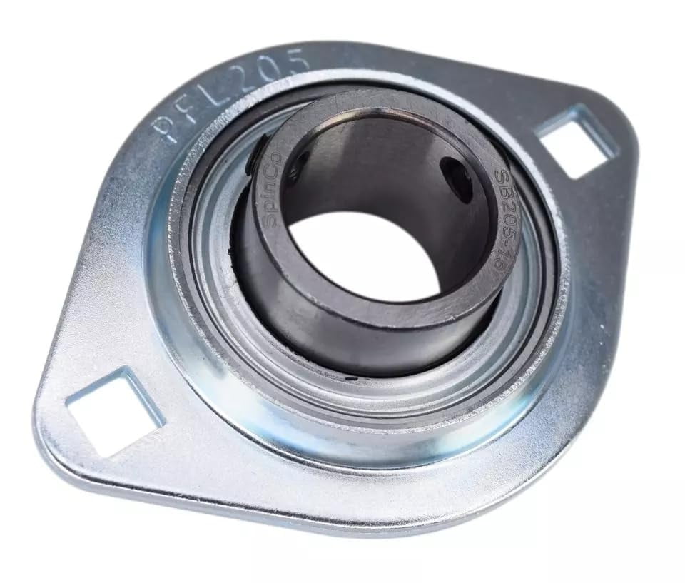 SBSFL205-16, SBPFL205-16 " Pressed Steel Two Bolt Flange Bearing ...