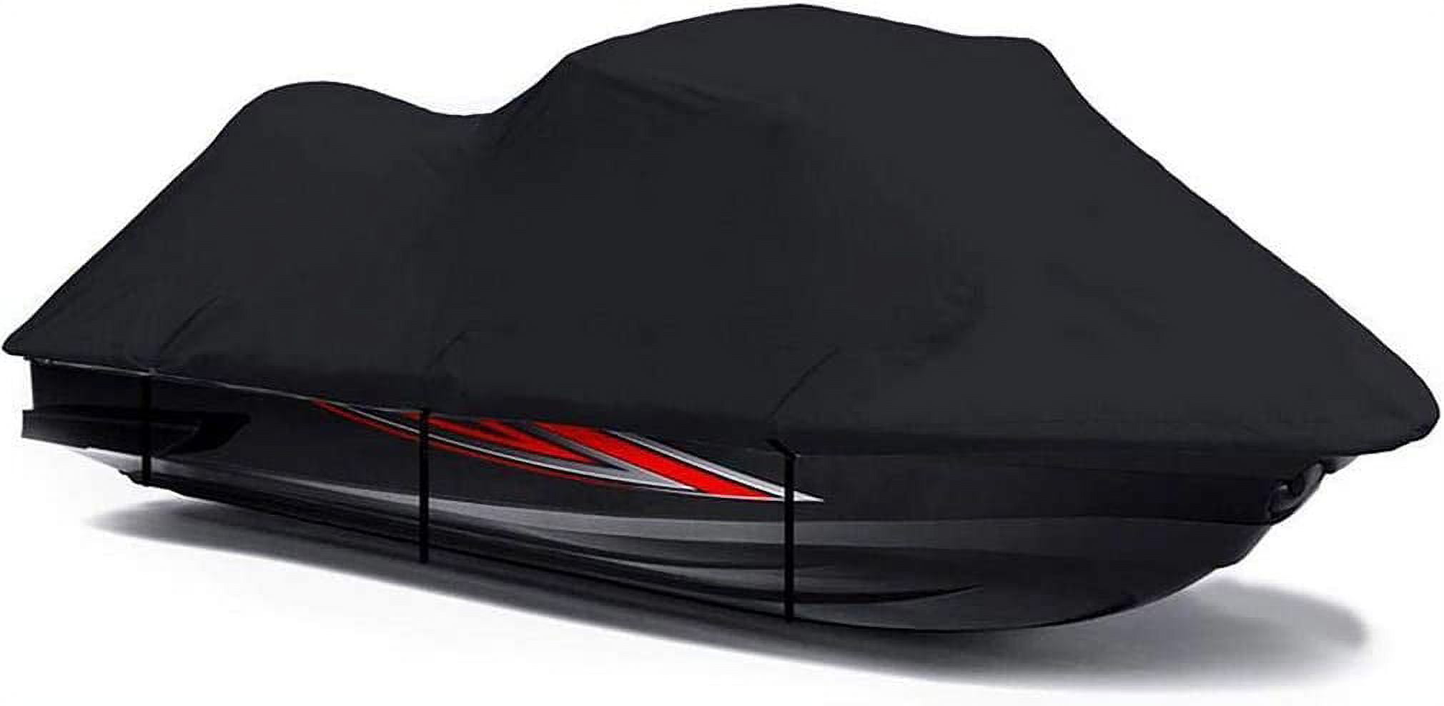 SBU Black 600 Denier Jetski Cover Compatible for Bombardier Sea Doo Sea ...