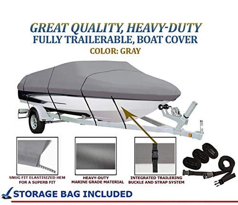 SBU Boat Cover Compatible with Bayliner Classic 1950 BR Bowrider 1992 ...