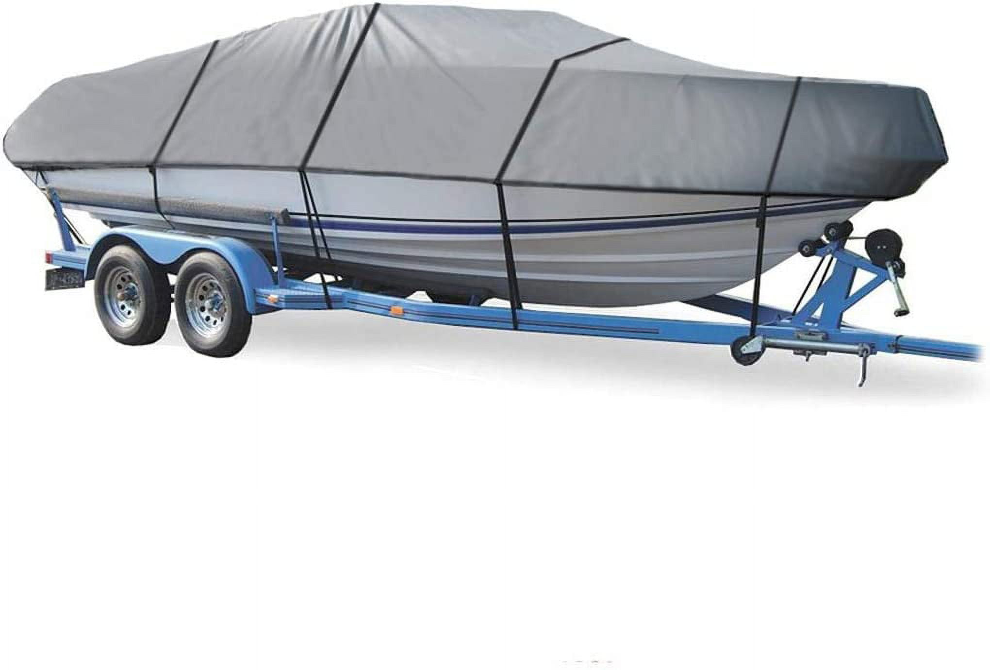 SBU Grey Boat Cover Compatible for Malibu Skier Euro F3 1991 W/O Tower ...