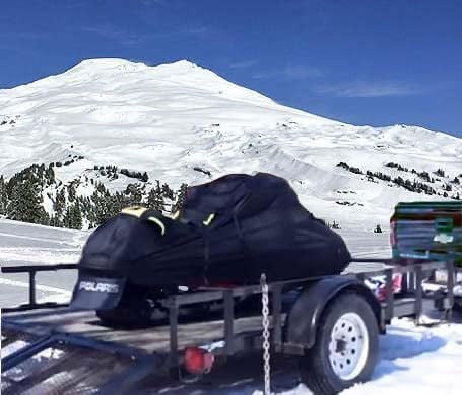 SBU Trailerable Snowmobile Snow Machine Sled Cover Compatible for Ski ...
