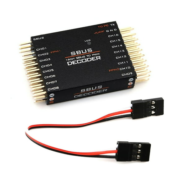 SBUS to PWM/PPM Decoder 16-Channel PWM Converter for Frsky Transmitters ...