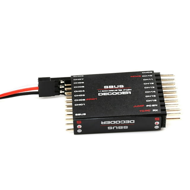 SBUS to PWM/PPM Decoder 16 Channels Full Output for Futaba, Orange ...