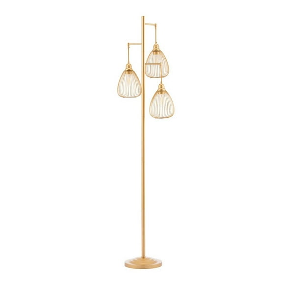 SBYOJLPB 66.1 Inch Tree Floor Lamp Metal Standing Light Fixture without ...