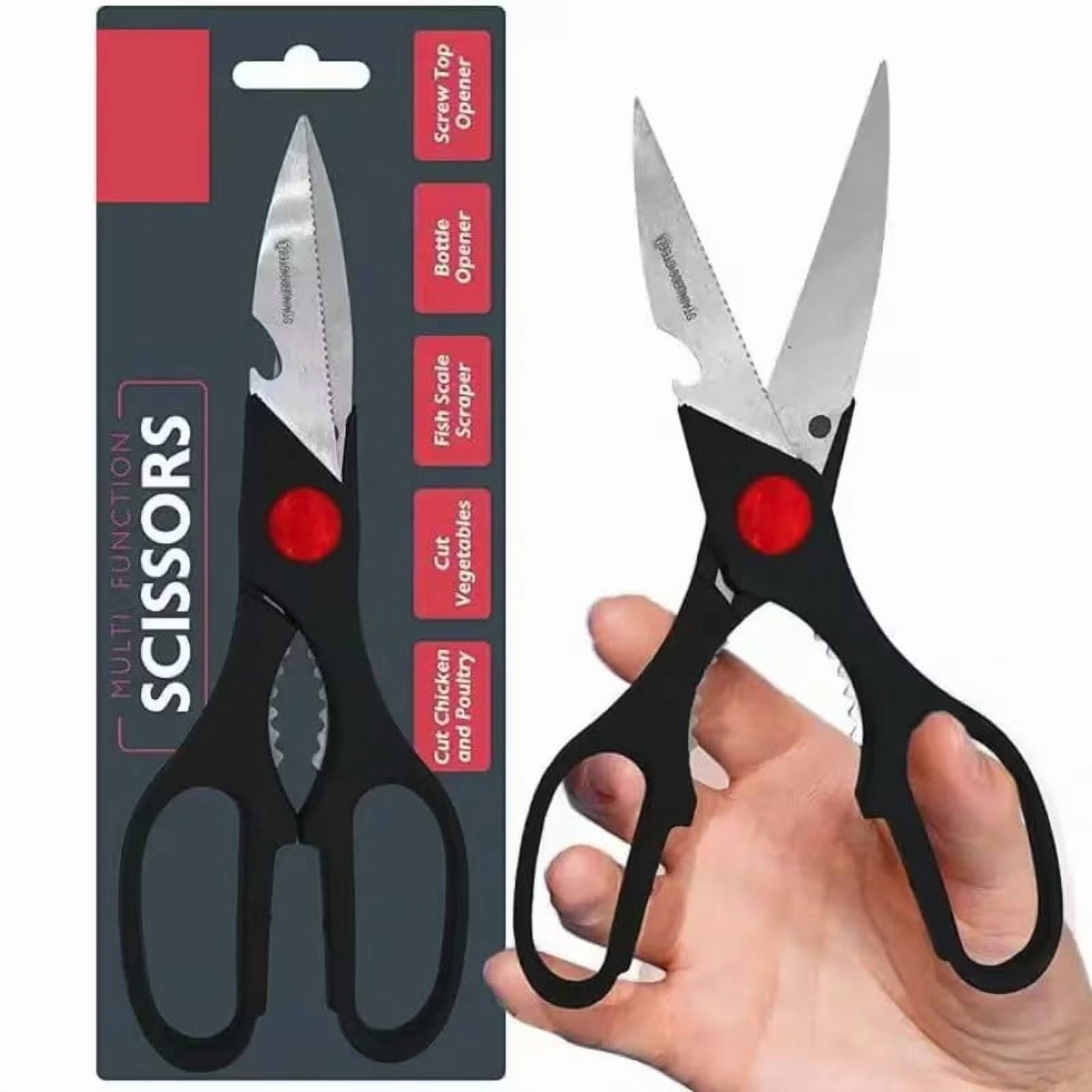 SBYOJLPB Heavy Duty Multi Purpose Kitchen Scissors Food Scissors ...