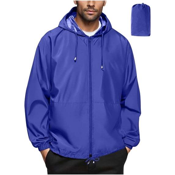 SBYOJLPB Men's Outdoor Jacket Waterproof Hooded Long Sleeve Assault ...