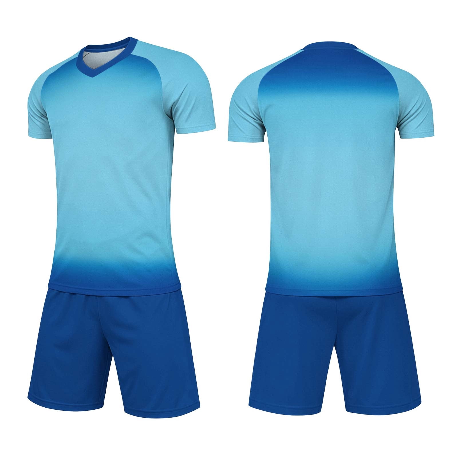 SBYOJLPB Summer Sets Kids Unisex Boys Girls Football Training Suit V ...
