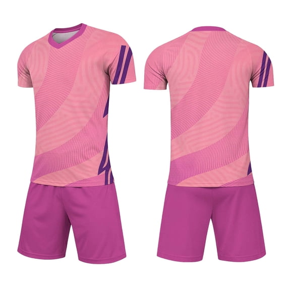 SBYOJLPB Summer Sets Kids Unisex Boys Girls Football Training Suit V ...