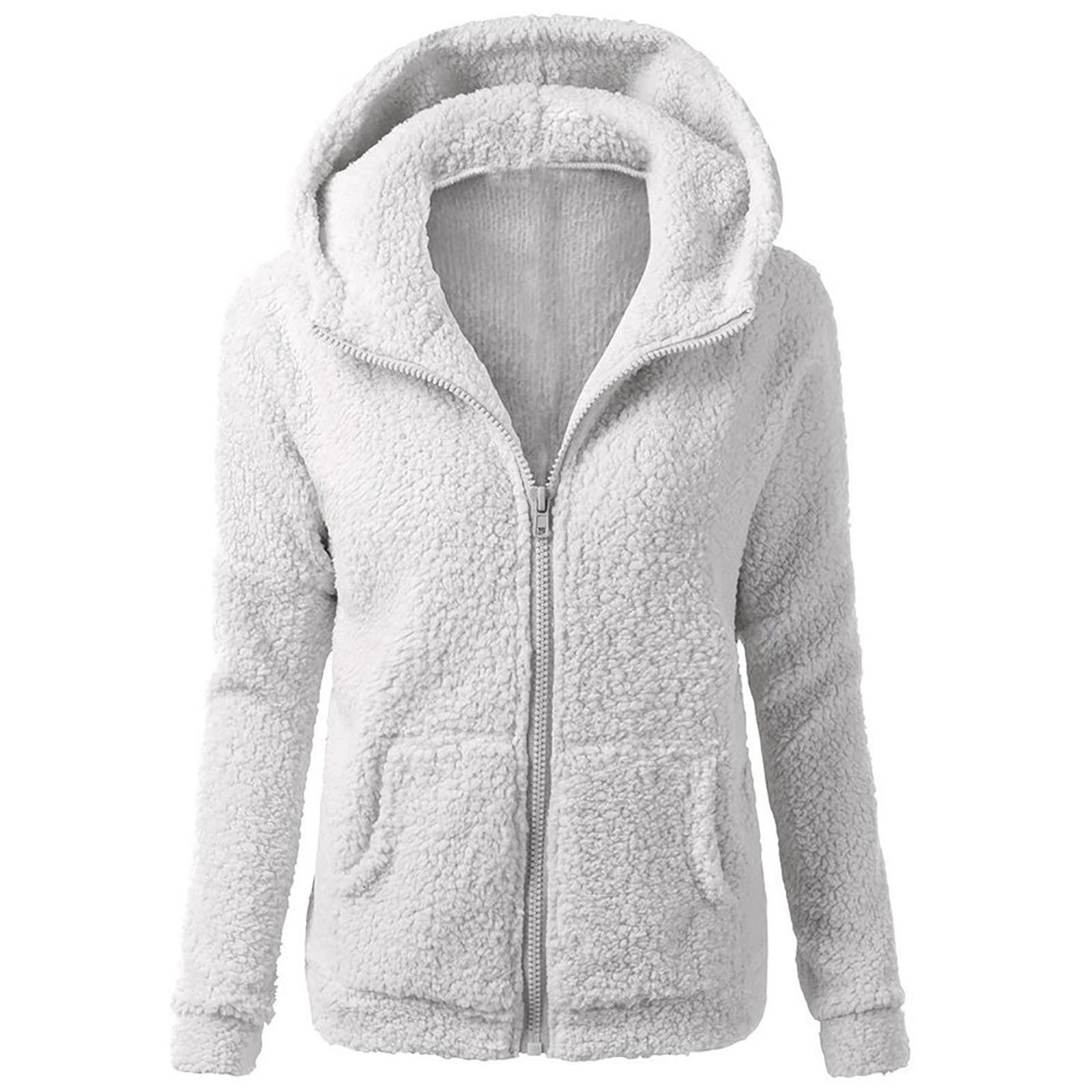 SBYOJLPB Women's Trendy Knitted Half Zip Hooded Sweater Coat, Winter ...