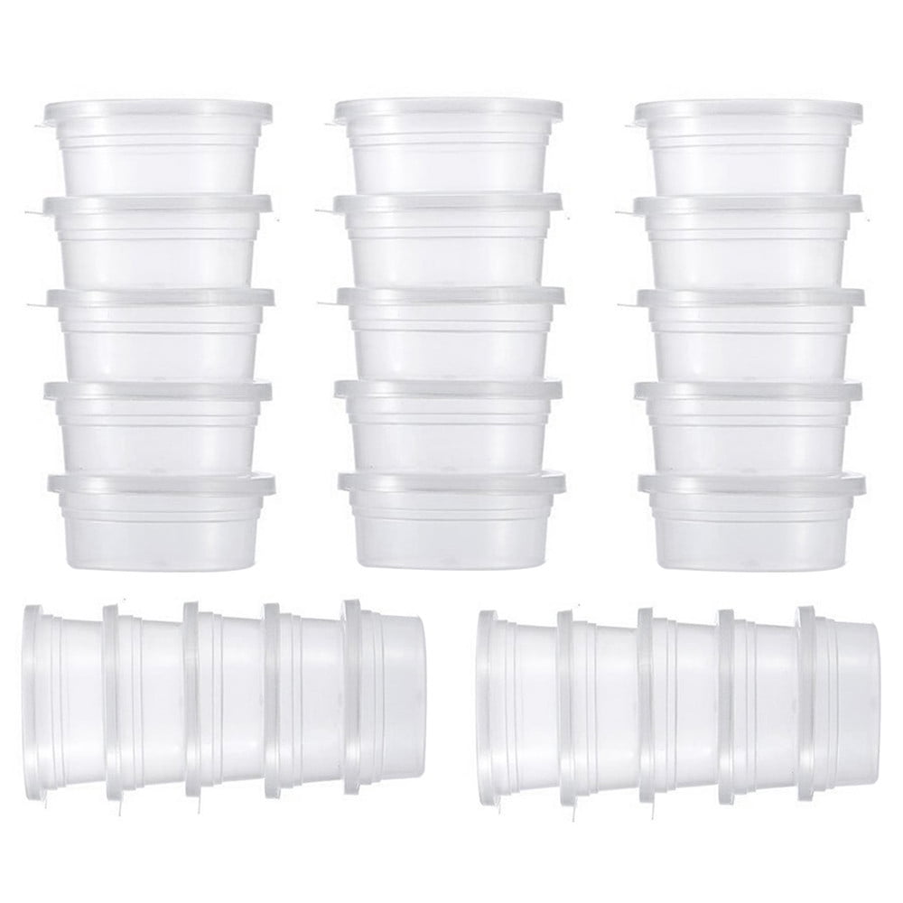 SBYZK 25 Pc Storage Containers Foam Storage Cups Containers With Lids ...