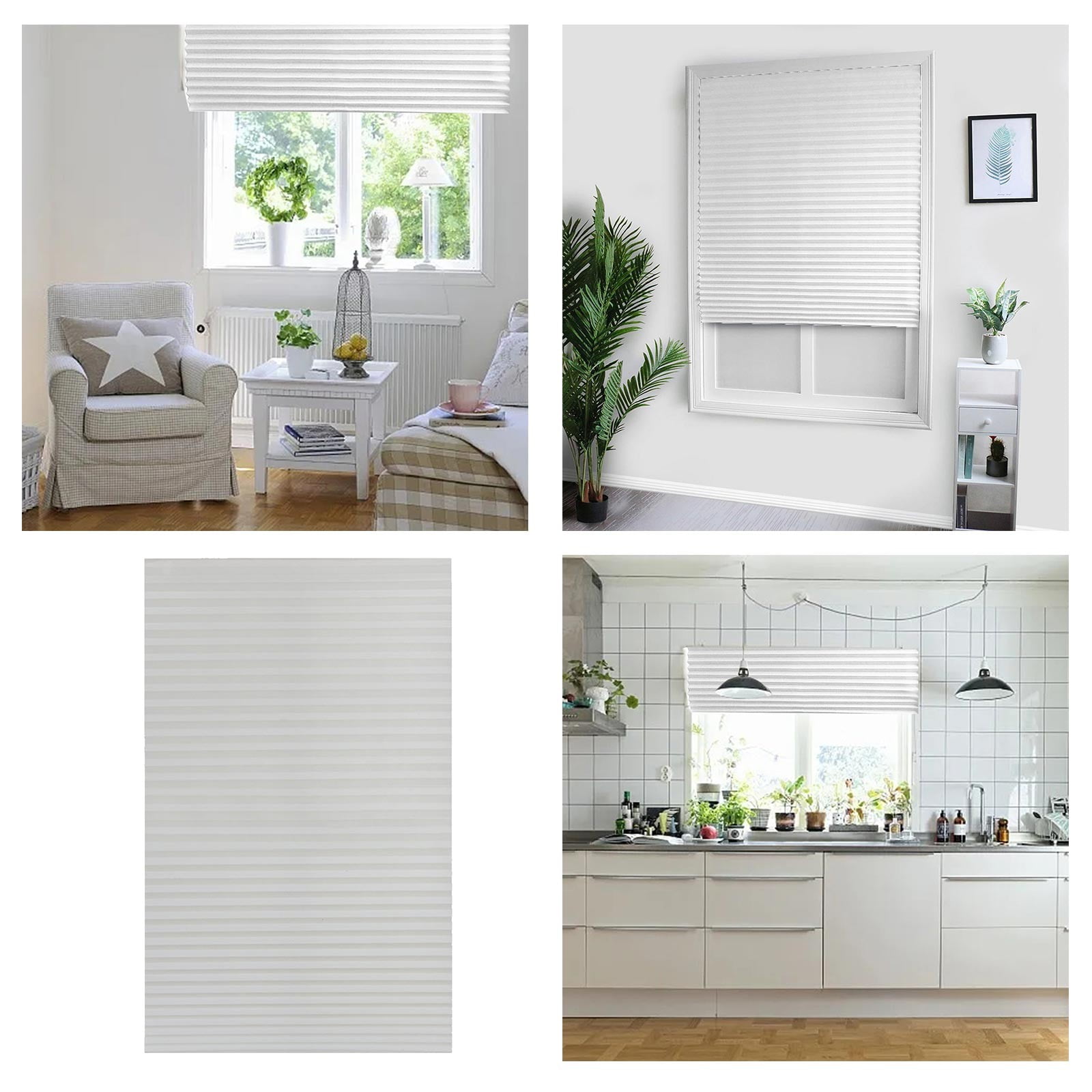 SBYZK Pleated Blind No Drilling Required Folding Roller Blind With ...