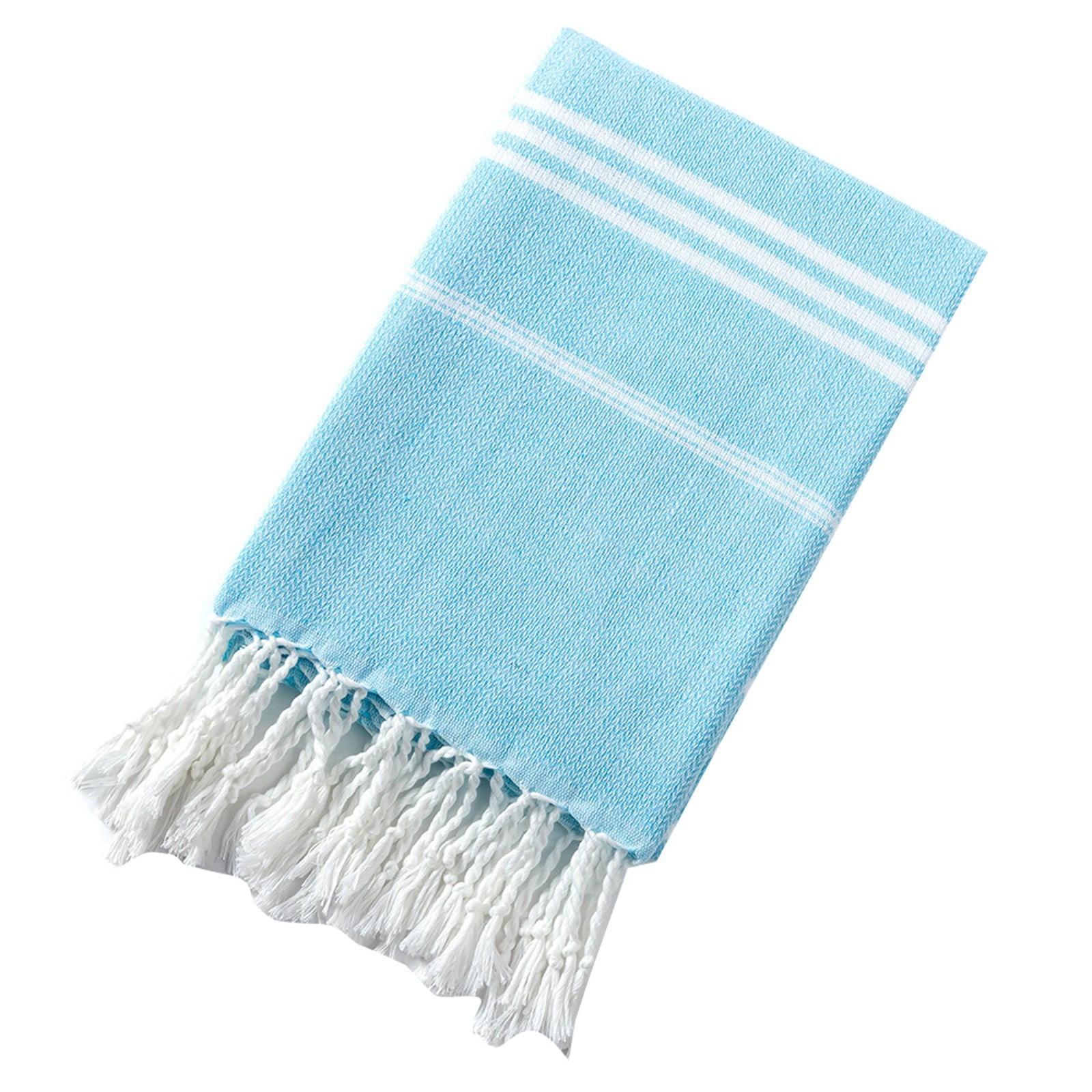 SBYZK Pure Turkish Non-stick Sand Fringe Beach Towel Adult Outdoor ...