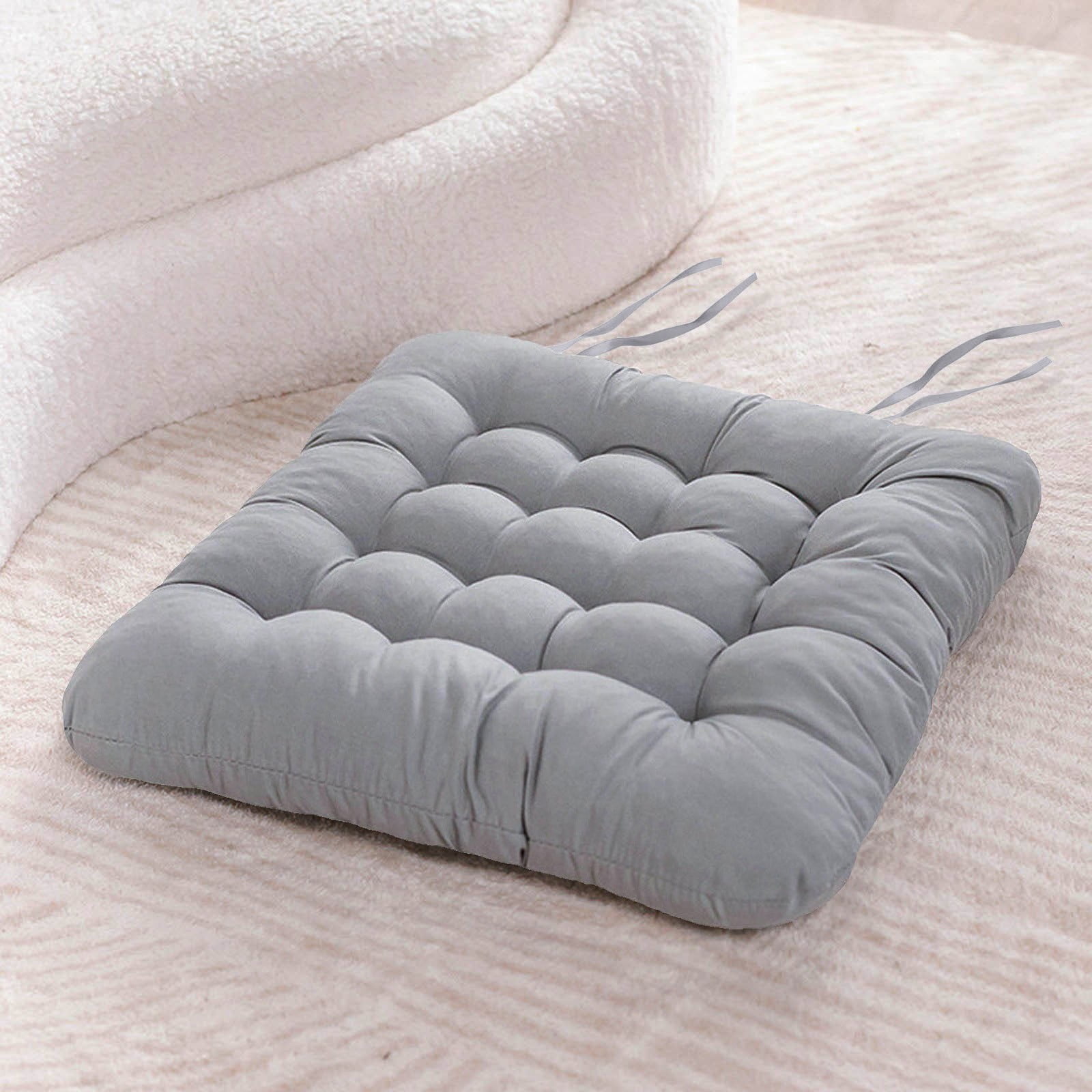 SBYZK Solid Color Soft Chair Cushion 16*16 inch Polyester Fiber Chair ...