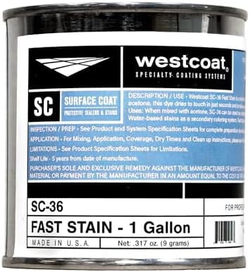 SC-36 Fast Stain for Interior Concrete| Red Brown | 1/2 Pint Can ...