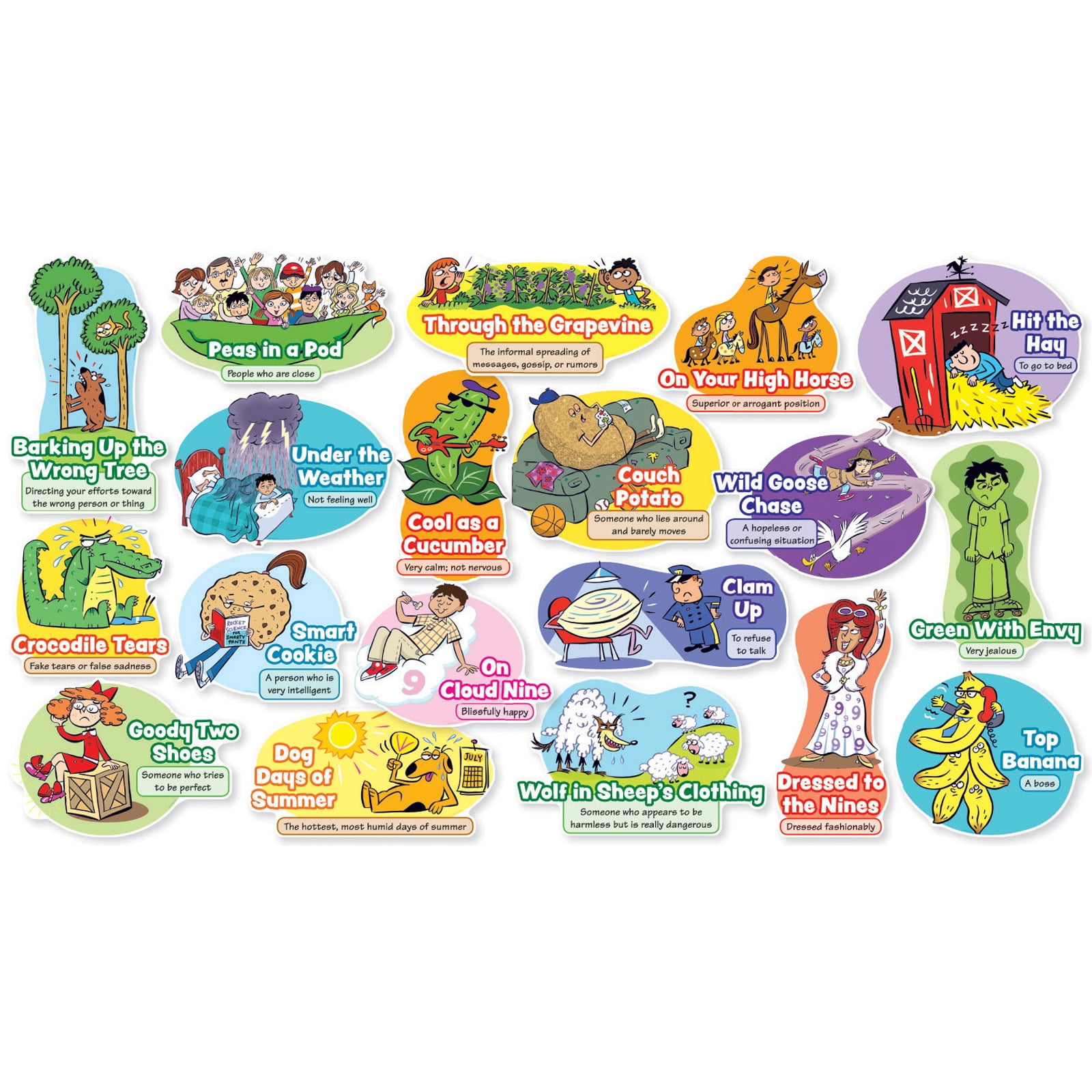 SC-553073 - Must-Know Idioms Bulletin Board Set by Scholastic Teaching ...
