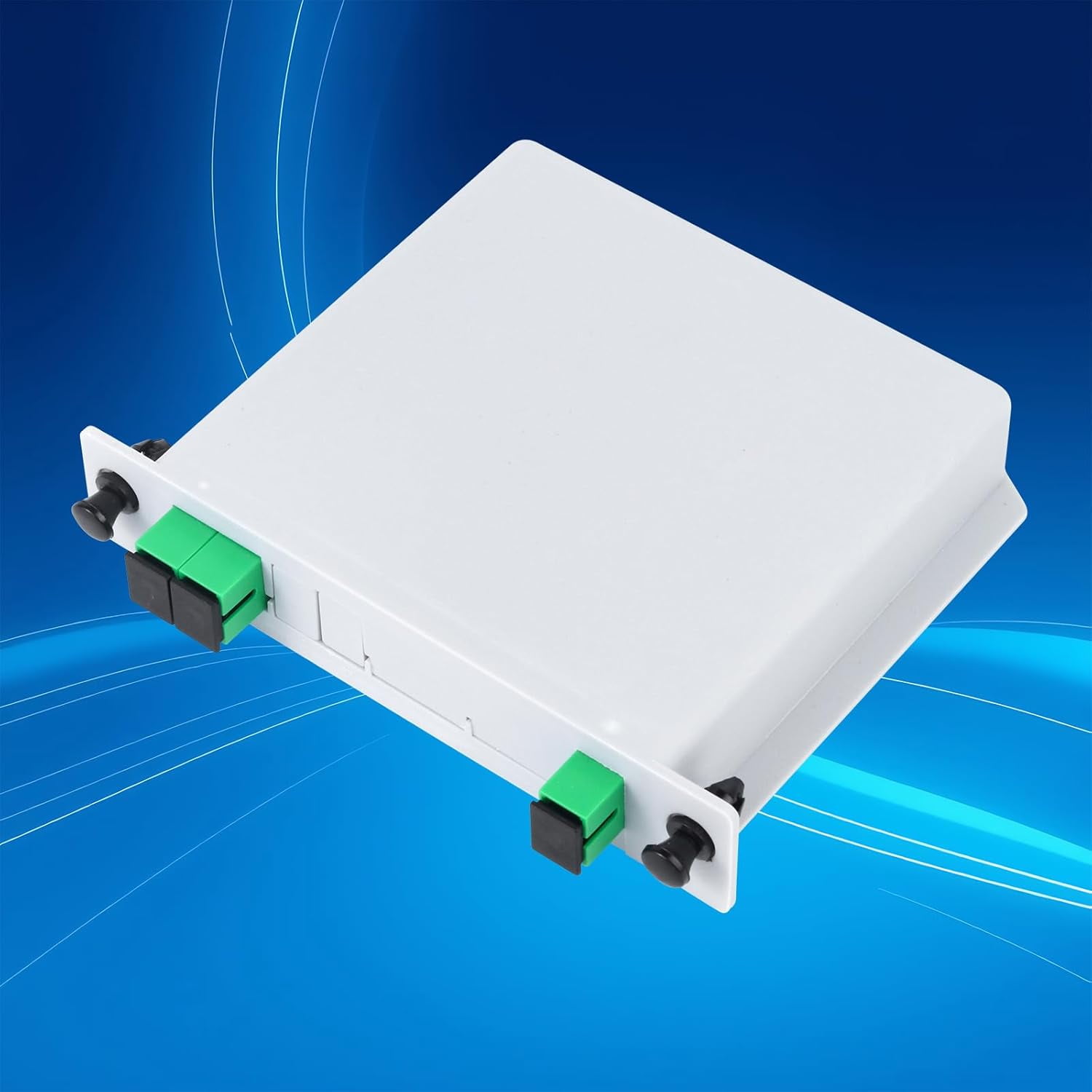 SC/APC PLC Fiber Optic Splitter 1x2 SC/APC Cassette Card InsertingOptic Fiber Splitter for Home ...