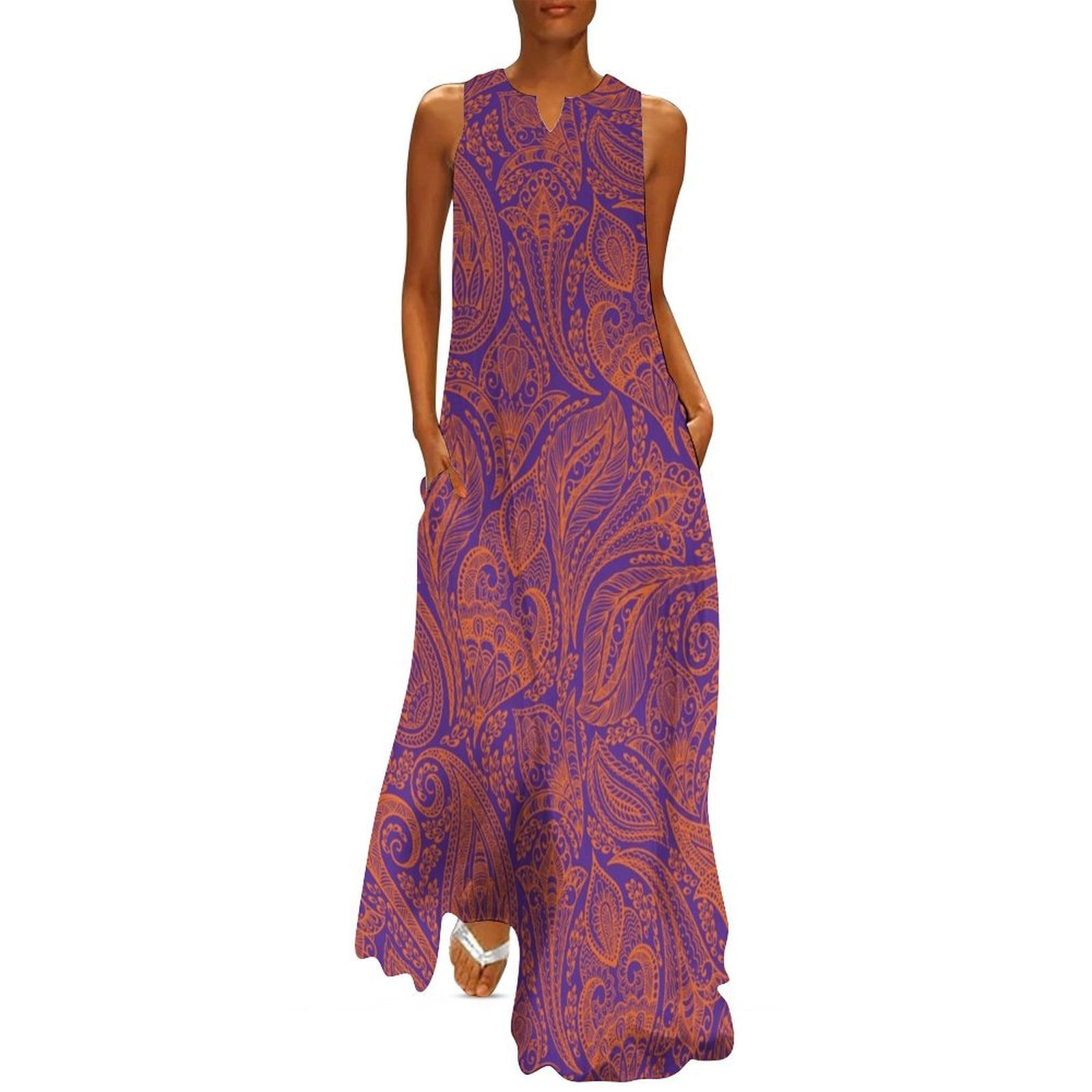SC Clem - Indian Paisley Long Dress dresses ladies 2025 summer summer ...