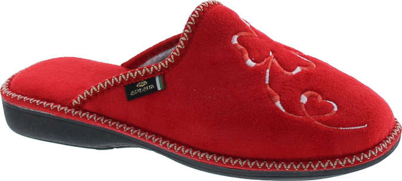 SC Home Collection Womens 14117 Plush Embroidered House Slippers Made ...