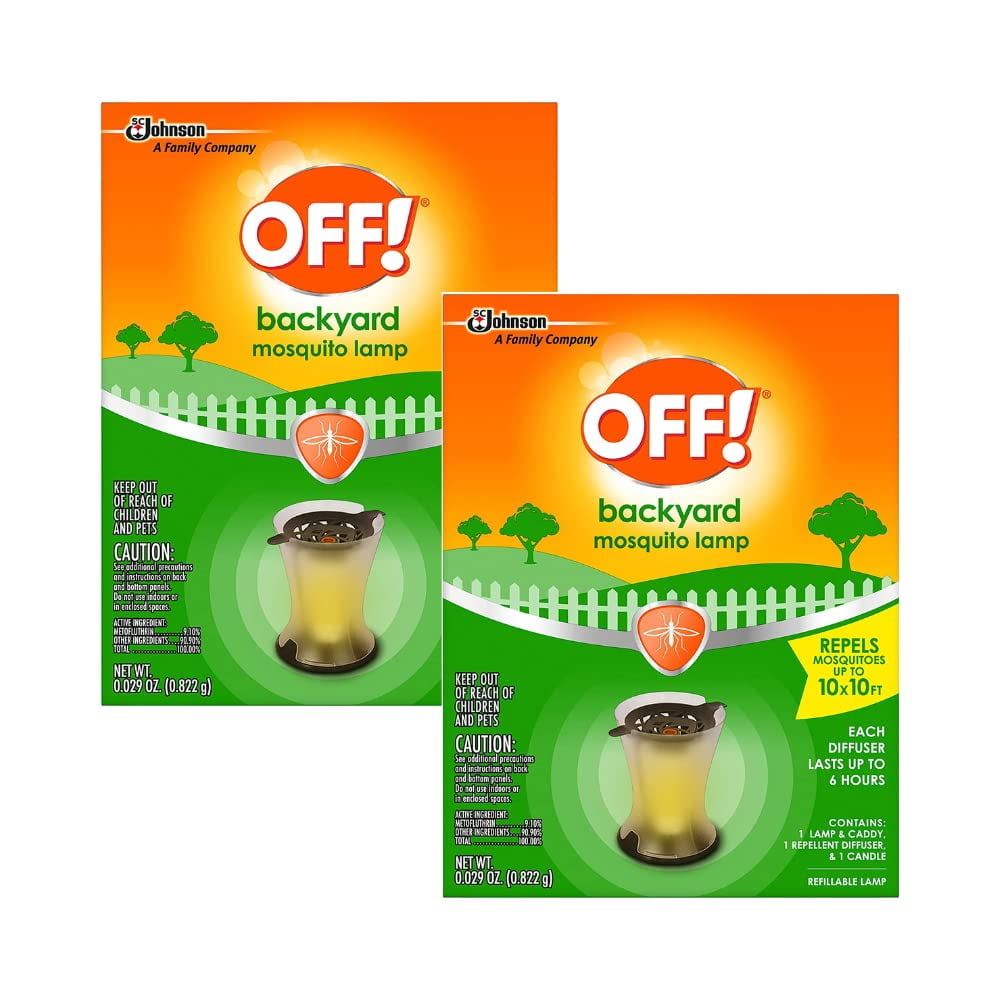 SC Johnson Off! Mosquito Lamp (2 Pack) - Walmart.com