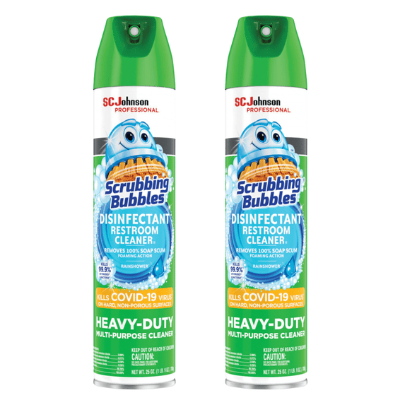 SC Johnson Scrubbing Bubbles Multipurpose Bathroom Cleaner ...