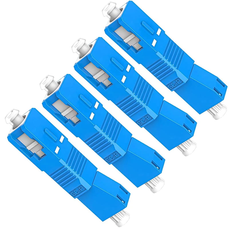 SC Male to LC Female Fiber Optic Adapter,9/125um SC/UPC Male to LC/UPC ...