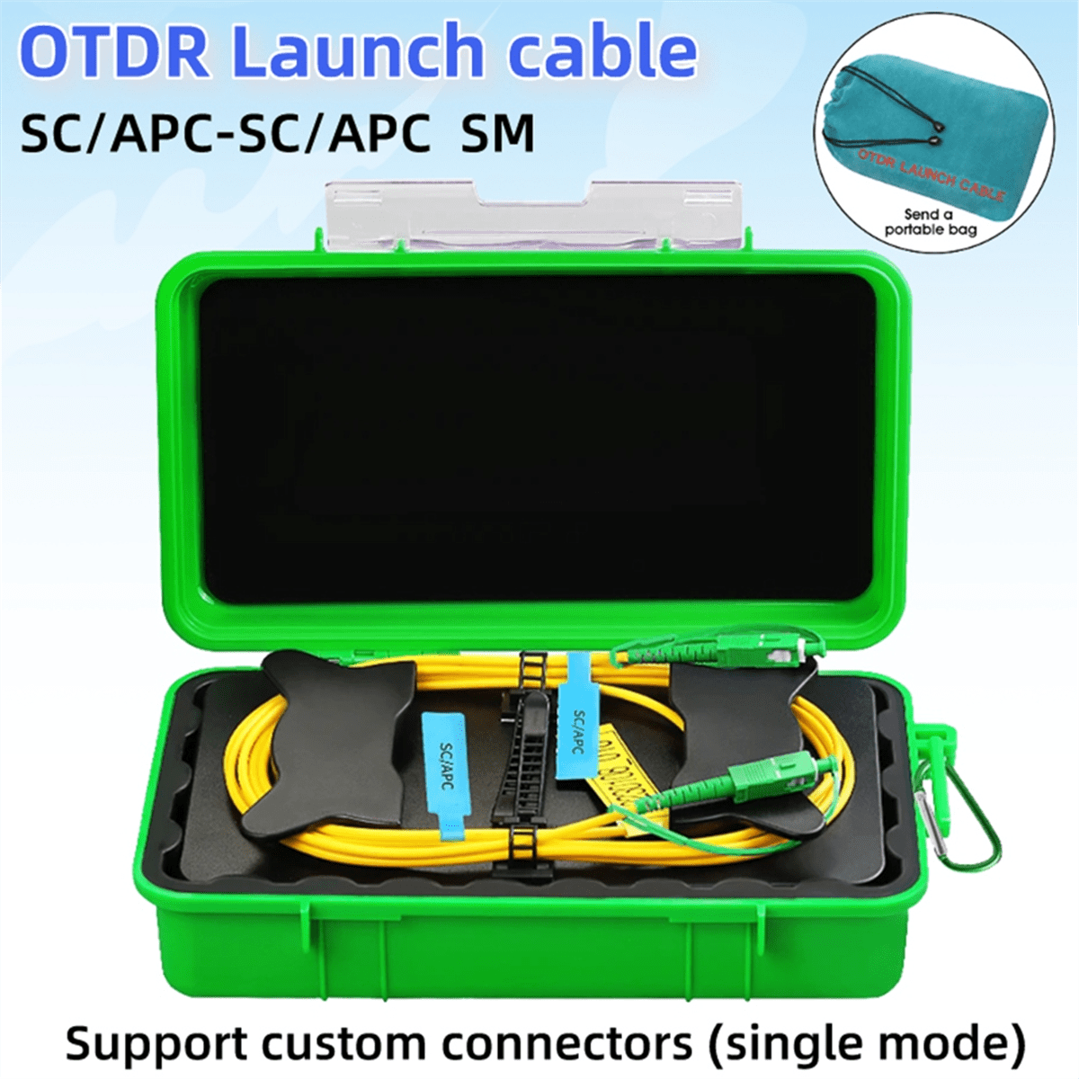 SC/-SC/ OTDR Launch Cable OTDR Optical Fiber Cable Extension Line OTDR ...