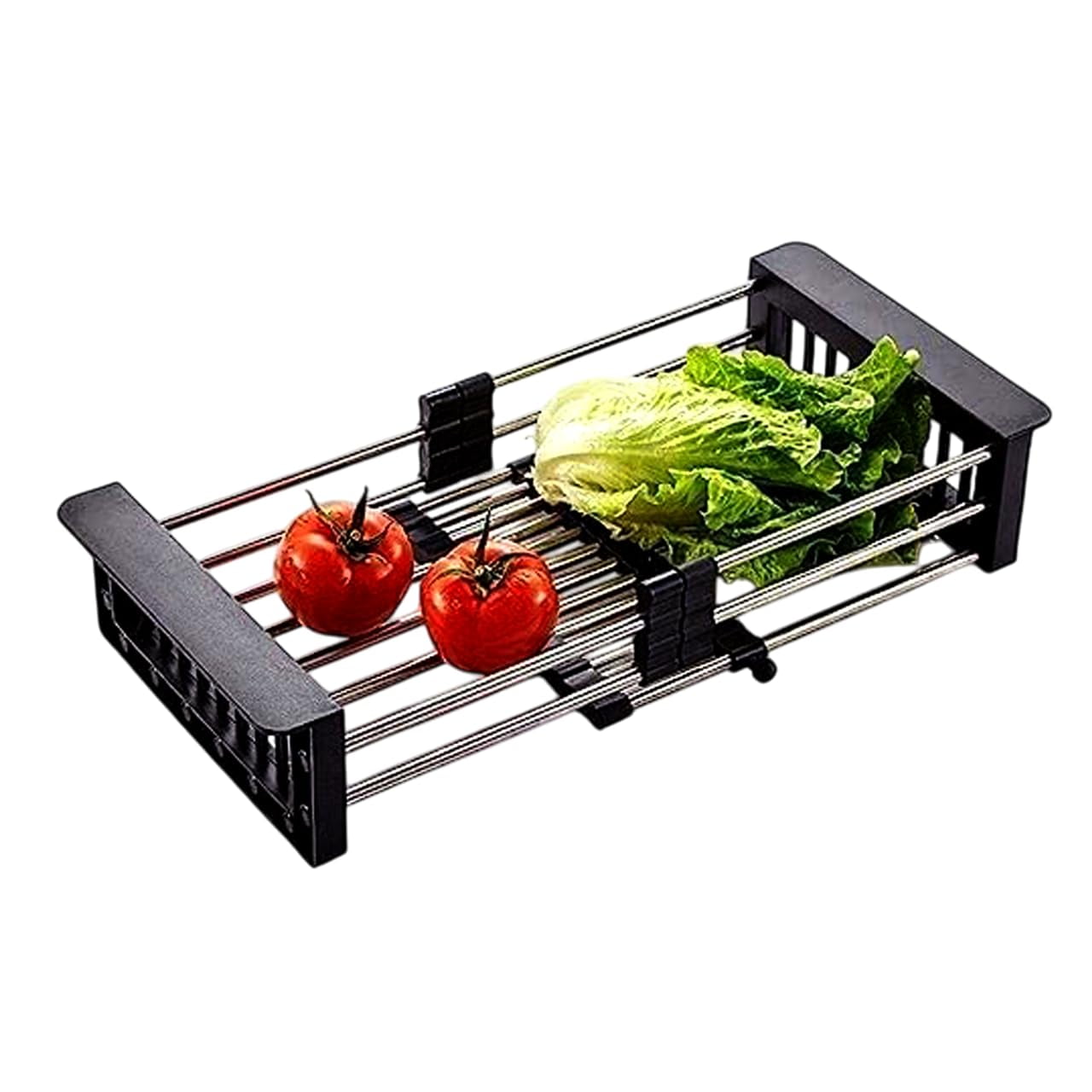 SC SMART Stainless Steel Sink Dish Drying Rack Adjustable RustResistant ...