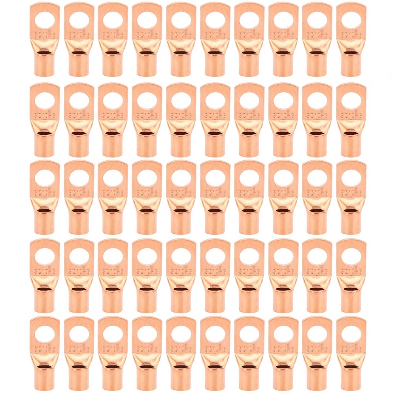 SC Series Copper Ring Lug Terminal, Cold Pressed Red Copper, Bagged ...