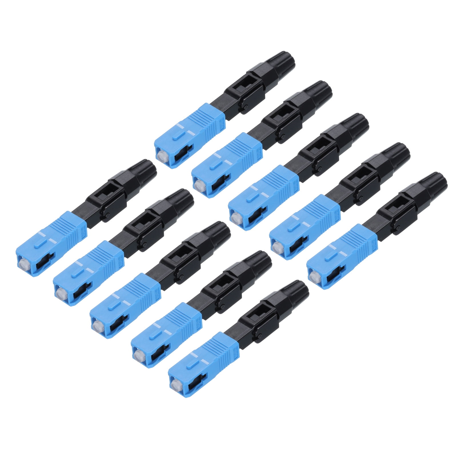 SC UPC Fiber Optic Quick Connector, Single Mode Embedded SC Fiber Optic Fast Connectors Adapter ...