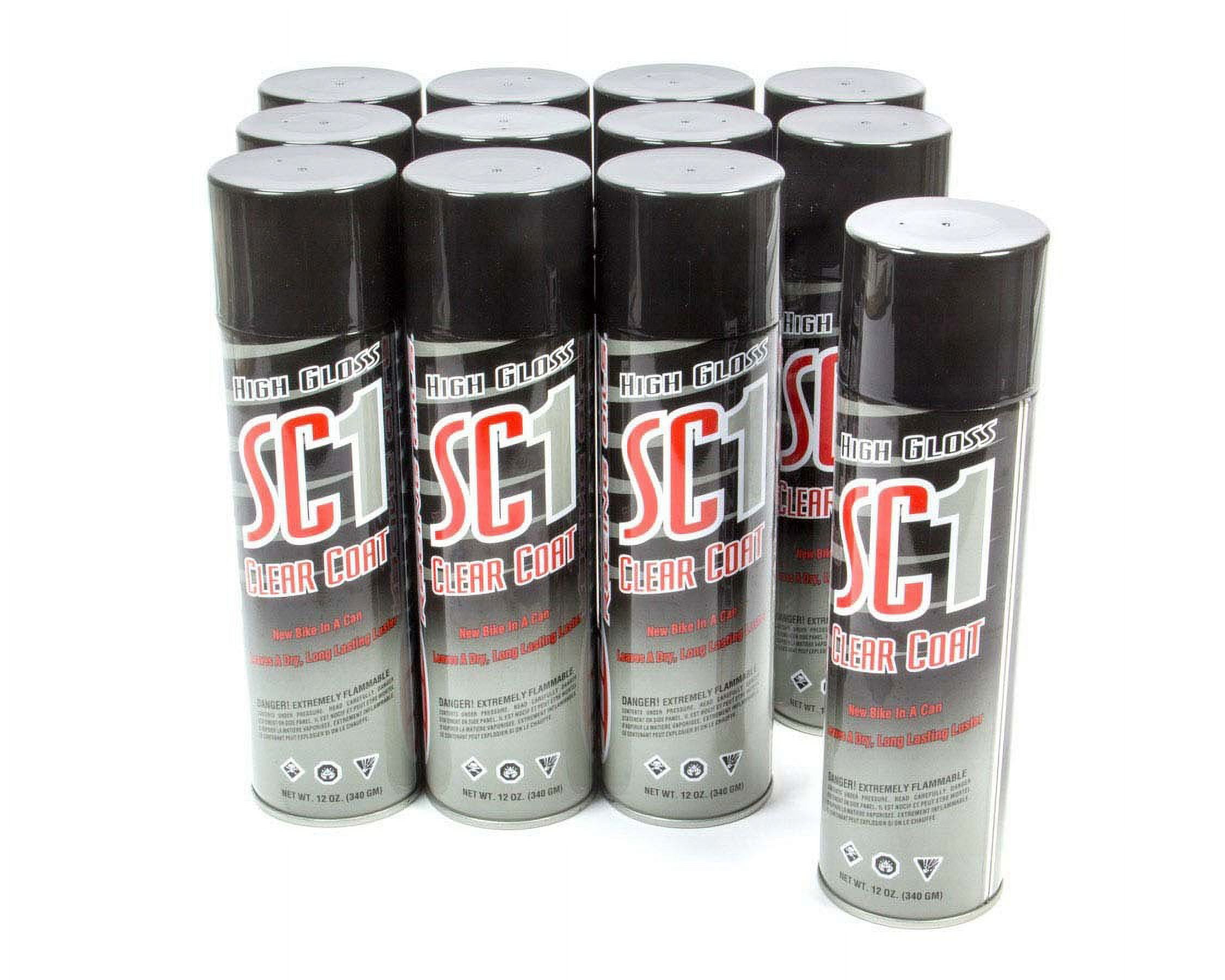1 Case of 12 Maxima SC1 Clear Coat Silicone Spray - 78920 - Walmart.com