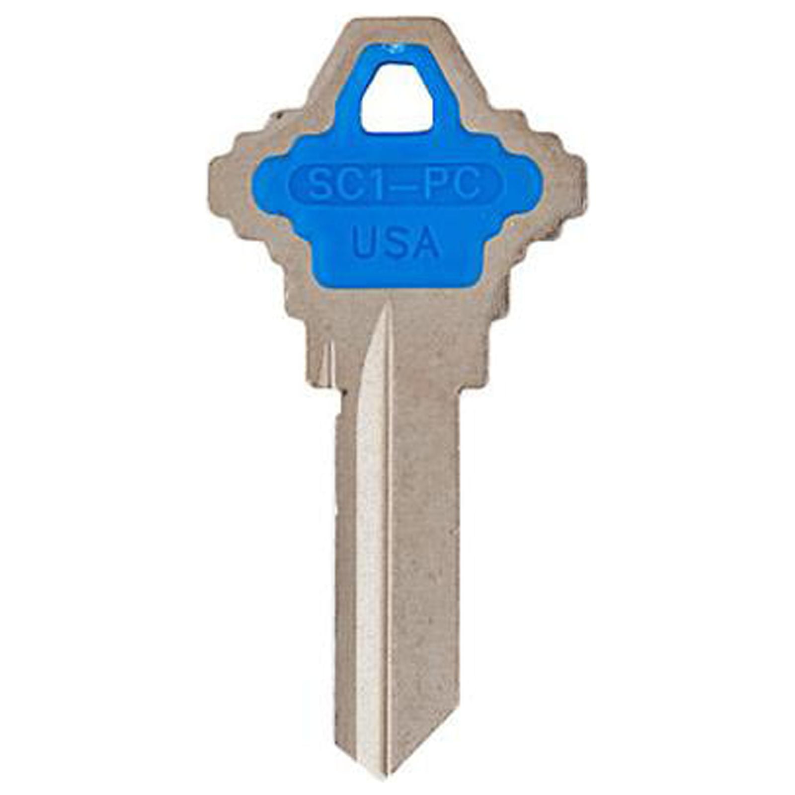 SC1-PC-BLUE KABA ILCO SCHLAGE BLUE KEY BLANK - Quantity 5 - Walmart.com