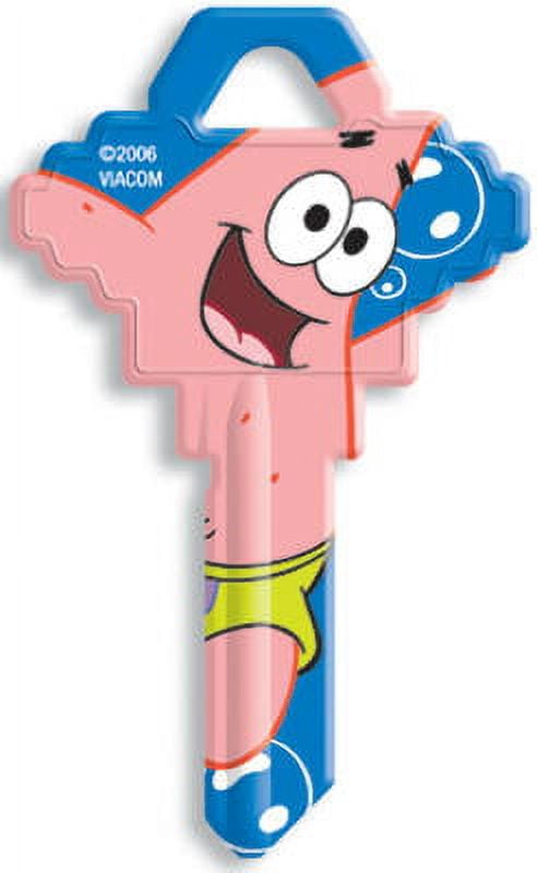 SC1-SB2 2-Sided Keyblank With Spongebob & Patrick, Each - Walmart.com