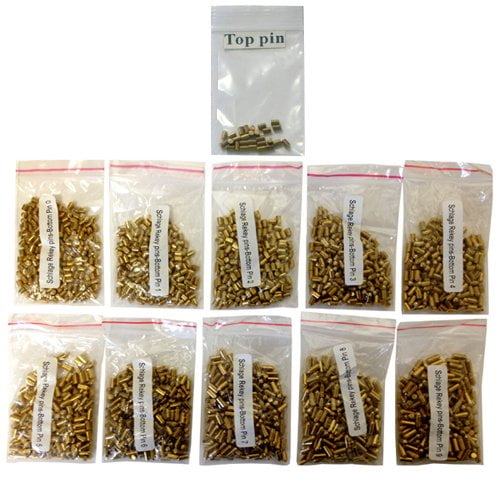 SC1 / SC4 Compatible Keyway Re-Key Kit Bottom Pins #0 to #9 with 200 of ...